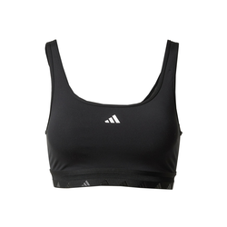 Športni modrček adidas Performance Aeroreact Techfit črna barva - Ceneje.si