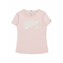 TOMMY HILFIGER Majica, rosé / bijela - Jeftinije.hr
