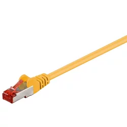 Goobay S / FTP (PiMF) CAT 6 patch kabel, mrežni, za povezivanje, žuta, 3 m - Jeftinije.hr