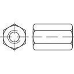 TOOLCRAFT Duga šesterokutna matica M20 DIN 6334 nehrđajući čelik A4 10 ...