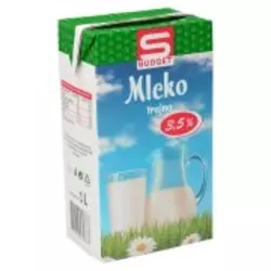 TRAJNO MLEKO 3,5%, S-BUDGET, 1L - Ceneje.si