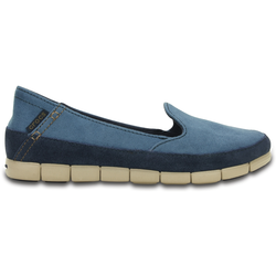 Crocs Stretch Sole Suede Skimmer navy/cobblestone - Jeftinije.hr