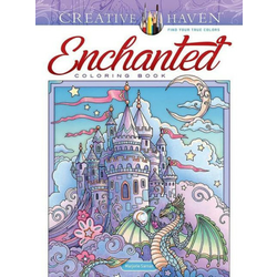 WEBHIDDENBRAND Creative Haven Enchanted Coloring Book - Ceneje.si