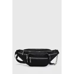 Kožna torbica oko struka Answear Lab boja: crna - Jeftinije.hr