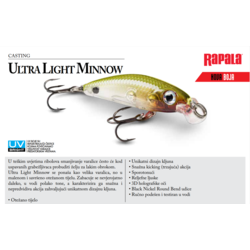 RAPALA ULTRA LIGHT MINNOW ULM06-FT - Ceneje.si
