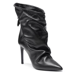 Škornji Patrizia Pepe 2V8651/A5M6-J9R1 Black/White Silver - Ceneje.si