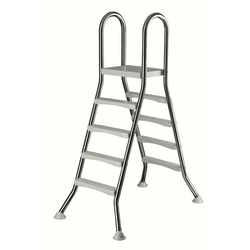 PLANET POOL ljestve od nehrđajućeg bazena 150 cm - 2x5 stepenica ...