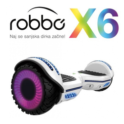 Robbo hoverboard X6, bel - Ceneje.si