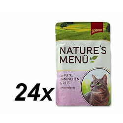 Schmusy hrana za macke Nature, puretina i zecetina - Jeftinije.hr