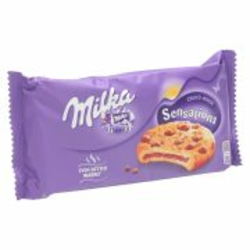 KEKSI Z MLEČNO ČOKOLADO, SENSATIONS, MILKA, 156 G - Ceneje.si