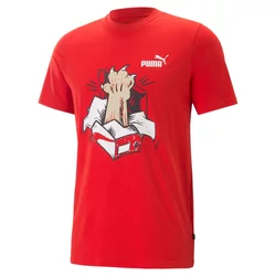 Puma GRAPHICS SNEAKER TEE, muška majica, crvena 674478 - Jeftinije.hr