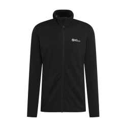 JACK WOLFSKIN Tehnička flis jakna, crna / bijela - Jeftinije.hr