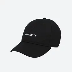 Carhartt WIP Canvas Script Cap I028876 BLACK/WHITE - Ceneje.si