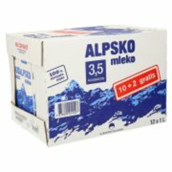 ALPSKO MLEKO 3,5% M.M., 10L+2L GRATIS - Ceneje.si