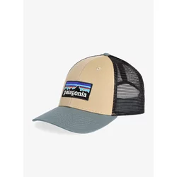 Kapa s šiltom Patagonia P-6 Logo LoPro Trucker Hat - el cap khaki/plume grey - Ceneje.si
