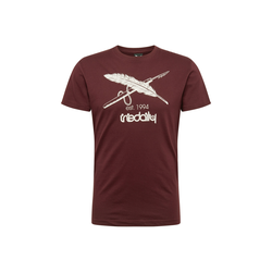 Iriedaily Majica 'Harpoon Flag' bordo / bijela - Jeftinije.hr