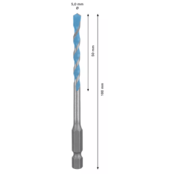 BOSCH Professional sveder EXPERT HEX-9 MultiConstruction, 5 x 50 x 100 ...