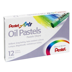 Pentel oljni pasteli 12/1, v kartonski škatli - Ceneje.si