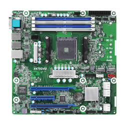 ASRock Rack X470D4U - Motherboard - micro ATX Socket AM4 AMD X470 ...