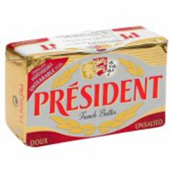 NESOLJENO MASLO PRESIDENT, 250G - Ceneje.si