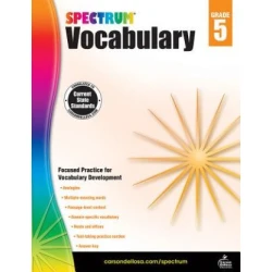 Spectrum Vocabulary, Grade 5 - Ceneje.si