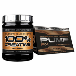 SCITEC NUTRITION kreatin 100% CREATINE MONOHYDRATE + PUMP FX (set ...