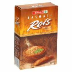 RIŽ RJAVI BASMATI SPAR, 500G - Ceneje.si