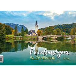 ROKOVNIK&KOLEDAR KOLEDAR STENSKI POZDRAVLJENA SLOVENIJA 2023 - Ceneje.si