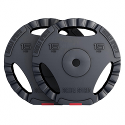 Gorilla Sports plastificiran cementni disk (GRIP) 1,25kg - 15kg / 31mm ...