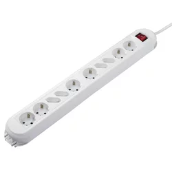 HAMA "Colour" 10-kanalni podaljšek, bel, 1,5 m - Ceneje.si