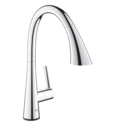 GROHE izvlečna enoročna kuhinjska armatura Zedra Touch - krom (30219002 ...