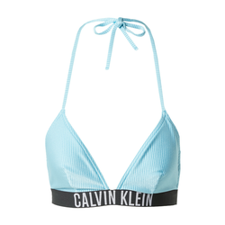 Calvin Klein Swimwear Bikini gornji dio, cijan plava / crna / bijela ...