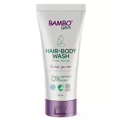 BAMBO Nature gel za pranje kose i tijela 150 ml, bez mirisa - Jeftinije.hr