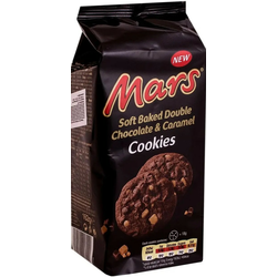 Mars Soft Baked Double Chocolate & Caramel Cookies 162 g - Ceneje.si