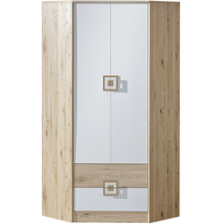 Niko kutni ormar bijela / svijetli hrast br-2 - Jeftinije.hr