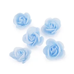 Umetni cvet vrtnice O2,8 cm - svetlo modra (30 kosov) - Ceneje.si
