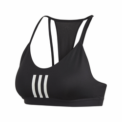 adidas Ženski top Crna XS ALL ME 3 STRIPE MESH BRA - Jeftinije.hr