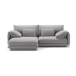 Svijetlo siva kutna garnitura (s lijevim kutom) Torino – Micadoni Home - Jeftinije.hr