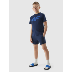 4F Boys' Tracksuit Shorts - Navy Blue - Ceneje.si