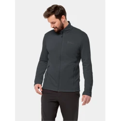 JACK WOLFSKIN Tehnička flis jakna ''KOLBENBERG'', tamo siva - Jeftinije.hr