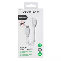 VIVANCO 37558, USB C M na micro USB Ž, bijeli adapter - Jeftinije.hr