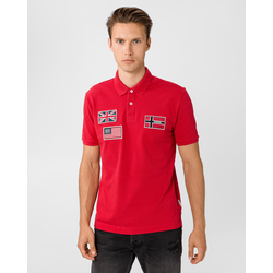 Napapijri Ehiri Polo majica 451708 Rdeča - Ceneje.si