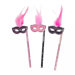 Pencil Top Model, roza praskalnik, črna - Ceneje.si