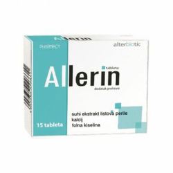 ALLERIN - ZA ALERGIJE, 15 TABLETA - Jeftinije.hr