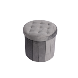 Tabure LIVING IN OKRUGLI SA SPREMNIKOM SORT BOJA 38x38 cm - Jeftinije.hr