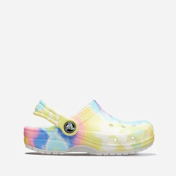 Crocs Classic Tie Dye Graphic Clog 206995 WHITE/MULTI - Ceneje.si