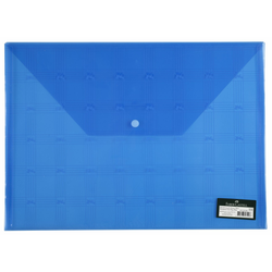 Mapa s gumbom Faber-Castell - Logo, plava - Jeftinije.hr