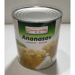 Kompot ANANAS kocke 3050g - Ceneje.si