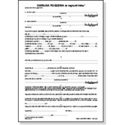 OBRAZEC 0,66 DARILNA POGODBA ZA NEPREMIČNINE - Ceneje.si