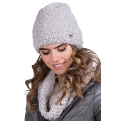 Ženski komplet Kamea Kamea_Set_Hat&Chimney_K.20.207.05_Light_Grey - Ceneje.si